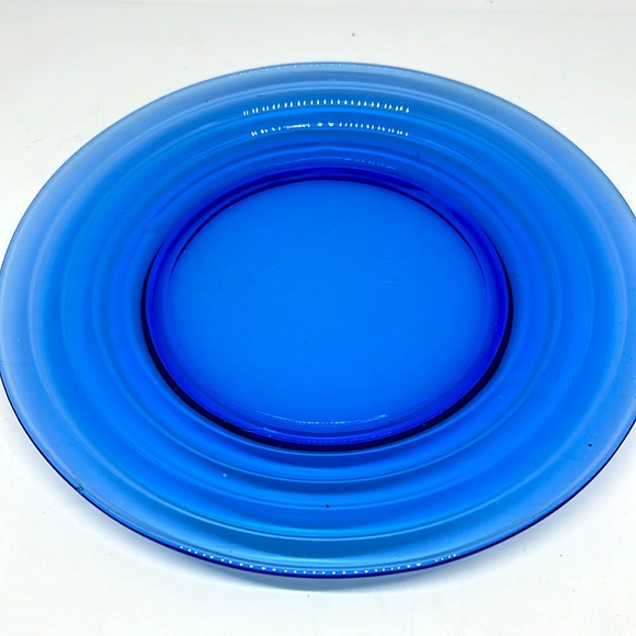 Hazel-Atlas | Dining | Hazel Atlas Moderntone Cobalt Blue Depression ...